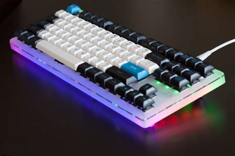 Nerd Crystal Tkl With Dsa Eve Key Caps Cherry Greens Electronics