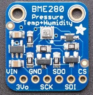Arduino With BME280 Pressure Temperature And Humidity Sensor