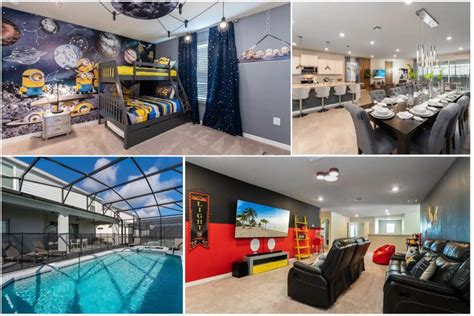 Beautiful New 8br W Theme Rooms Pool Game Room Davenport Updated