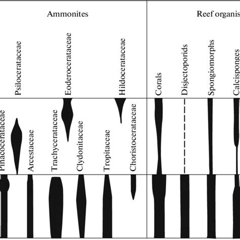Extinction Of Ammonites And Reef Organisms In The Late Triassic