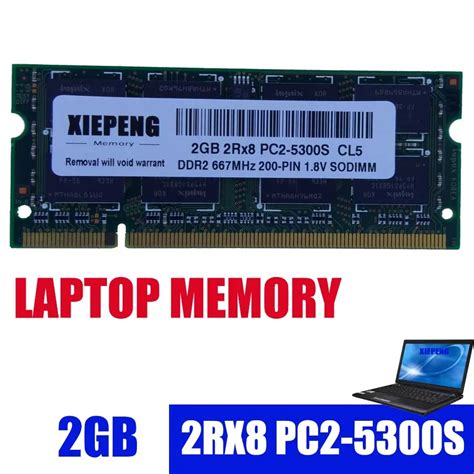 Aliexpress Buy Laptop Memory 2GB 2Rx8 PC2 5300S 667MHz DDR2 RAM