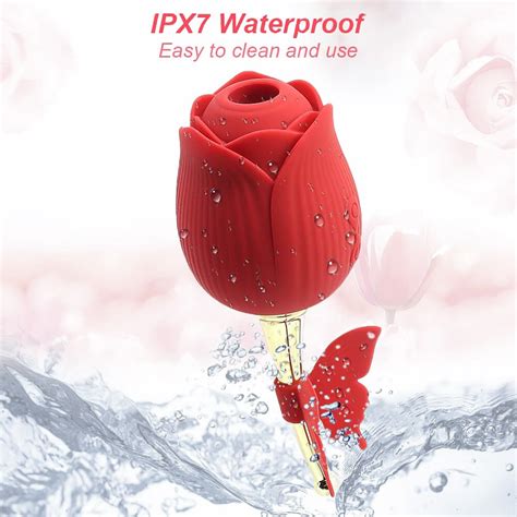 Butterfly Rose Sex Toy With High Frequency Vibrating And Sucking For Cli