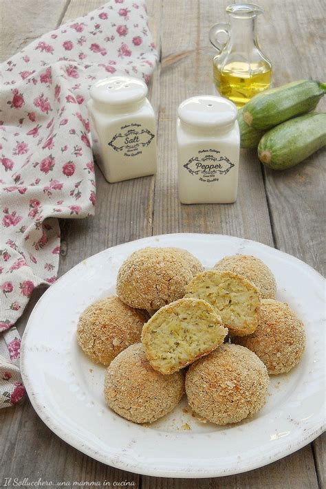 POLPETTE DI ZUCCHINE E RICOTTA AL FORNO Senza Uova