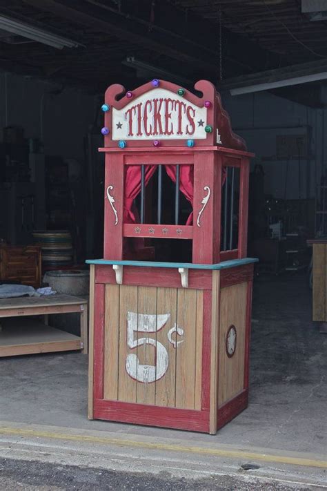 Creepy Carnival Ticket Booth Decoration Idea Antique Circus Tent