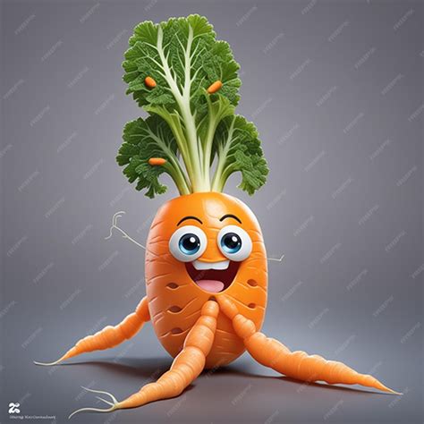 Premium Ai Image Carrot Cute Miki Asai Macro Photography Close Up Hyper Detailed Trending On