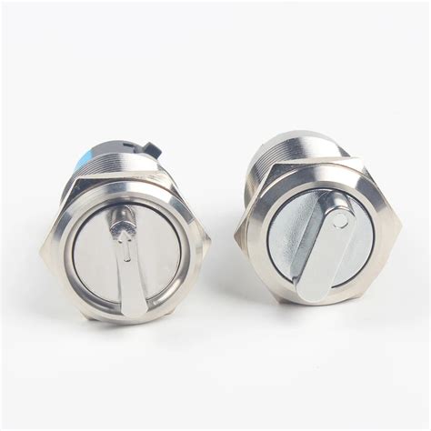 Color 2 Positions 3 Pins Voltage Self Lock Size 1no1nc 19mm Metal