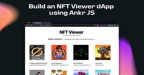Krystal L On Linkedin Build Nft Viewer App Using React Ankrjs Apis Nextjs Tailwindcss