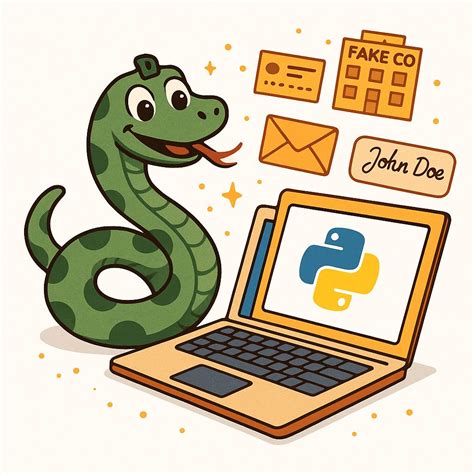 Python Testdata Faker Syntheticdata Datascience Pythondev