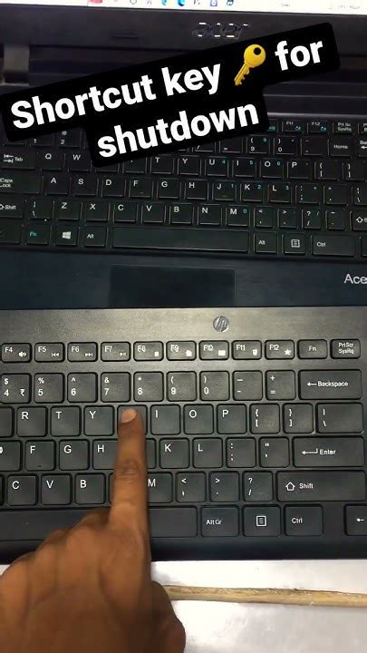 laptop shutdown shortcut key 🔑 how to pawer off viral pc shorts