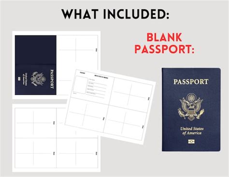 Passport Paper Template