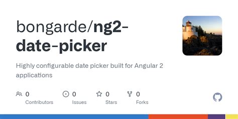 GitHub Bongarde Ng Date Picker Highly Configurable Date Picker Built For Angular Applications