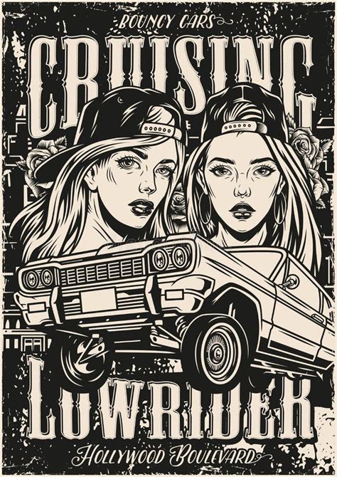 Lowrider Girl Stock Illustrations 33 Lowrider Girl Stock