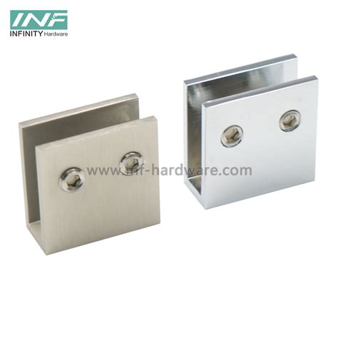 Stainless Steel Glass Railing Handrail Glass Fitting Wall Mounted Glass Clamp Buy Glass