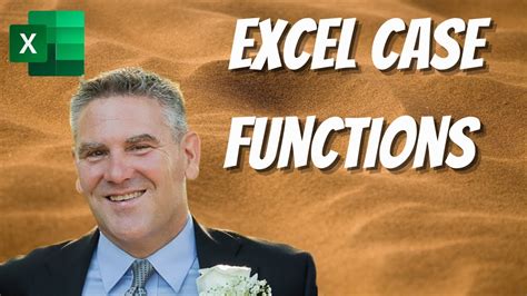 Excel Text Case Functions Upper Lower Proper Youtube