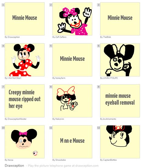 Minnie Mouse Drawception