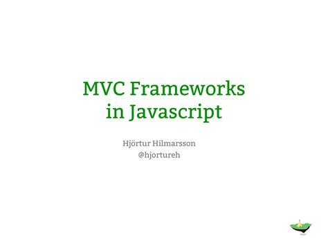 javascript mvc and backbone js tips and tricks speaker deck