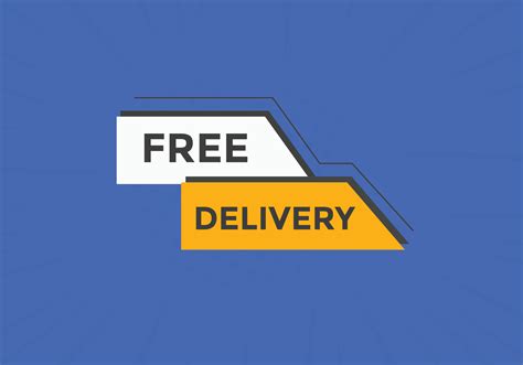 free delivery text button web button banner template free delivery