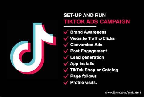 Run tik tok ads, tik tok ads manager, and tiktok marketing by Rank_rise8 | Fiverr