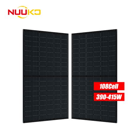 Full Black Panel Solar 415w Solar Power Mono Perc Solar Panels And
