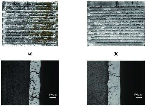 Morphology Of The Coatings Before And After Laser Re Melting Download Scientific Diagram