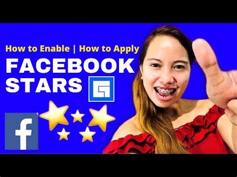 How to Enable Stars on Facebook Stream Level Up Program - YouTube