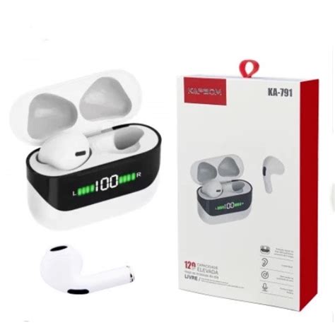 Fone De Ouvido Ka 791 Blutooth Tws Case Com Display Shopee Brasil
