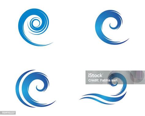 波形符號向量插圖設計向量圖形及更多商標圖片 商標 太陽 水 Istock