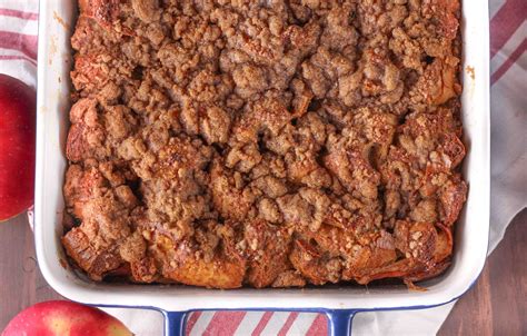 Spiced Apple Pie French Toast Bake Overnight Option A Kitchen