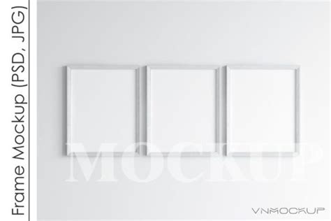 Three White Frames Mockup 5x4 Ratio Graphic By Vnmockup · Creative Fabrica