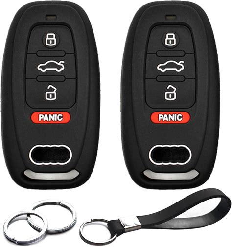Amazon X AUTOHAUX Button Replacement Key Fob Case Keyless Entry Remote Key Shell For Audi