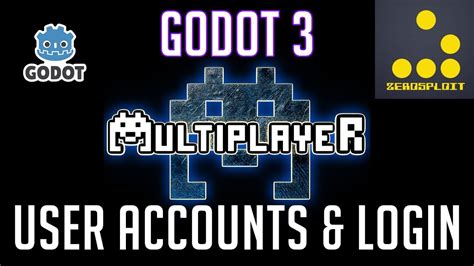 🕹 Godot 3 Multiplayer User Accounts And Login Part 3 Youtube