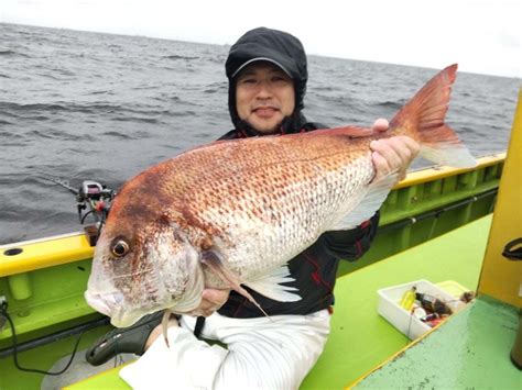 マダイの釣果｜2024年10月5日｜鴨下丸kawana（神奈川県八幡橋）｜キャスティング釣り船予約