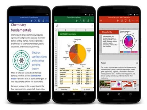Android स्मार्टफोन के लिए मुफ्त Microsoft Word Excel Powerpoint ऐप्स लॉन्च