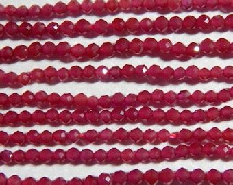 Natural Ruby Beads Etsy