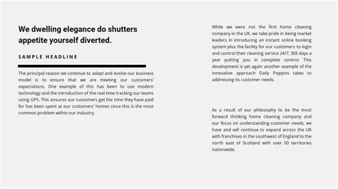 Lots Of Text In Two Columns Html5 Template By Nicepage