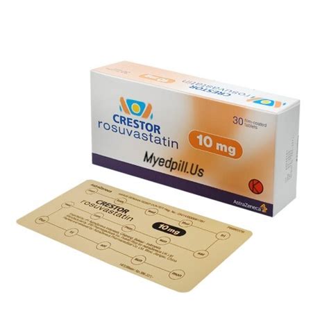 Rosuvastatin 10mg Crestor Tablets Myedpill