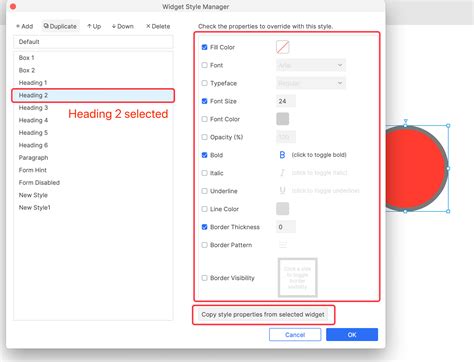 Axure Tutorial Use Widget Style Manager To Apply Typography Color Pa