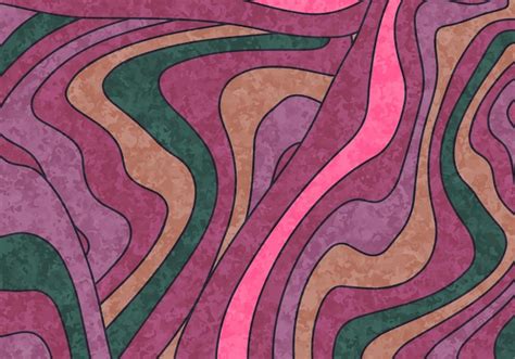 Premium Vector Abstract Psychedelic Groovy Background
