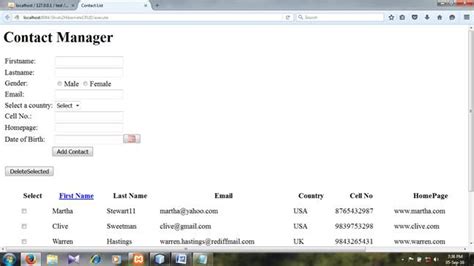 Java Struts2 And Hibernate4 Crud With Mysql With Pagination Sorting