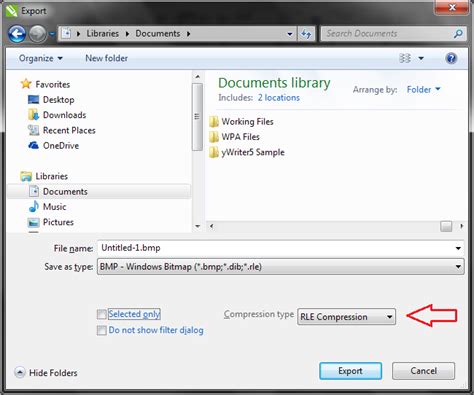 Corel Draw How To Export To Compressed Bmp Rle Using Coreldraw