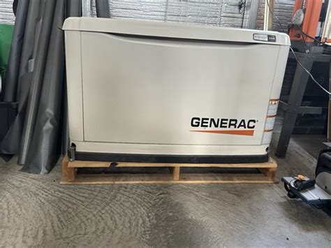 Generac Guardian 7210 24kW Home Standby Generator System - White | eBay