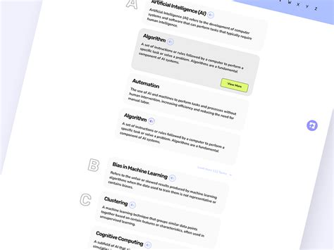 Ai Glossary Uiux Design 📗 By Taras Oliinyk On Dribbble