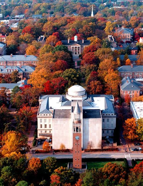 Unc Campus Fall North Carolina Chapel Hill Unc Chapel Hill