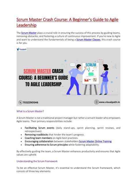 Ppt Scrum Master Training Scrum Master Course In Bangalore Powerpoint Presentation Id 13985585