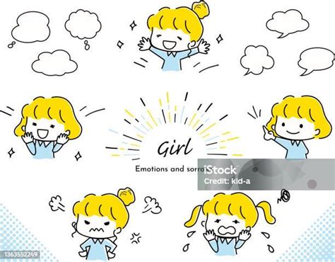 다양한 표정과 연설 거품으로 여성의 얼굴 세트 일러스트 만화 스타일에 대한 스톡 벡터 아트 및 기타 이미지 만화 스타일 분노 소녀 Istock