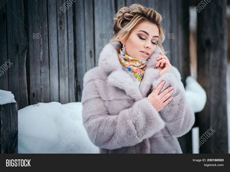 Beautiful Girl Fur Image And Photo Free Trial Bigstock