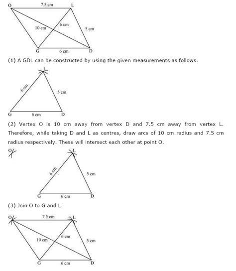 NCERT Solutions For Class 8 Maths Chapter 4 Practical Geometry