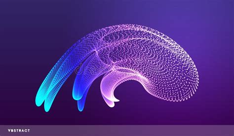 3d Connection Structure Futuristic Technology Style Abstract Design Stock Vector