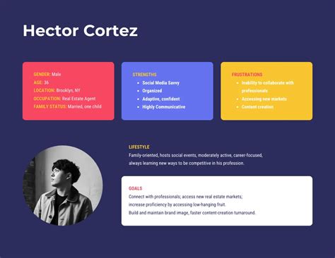 User Persona Guide Report Template Venngage