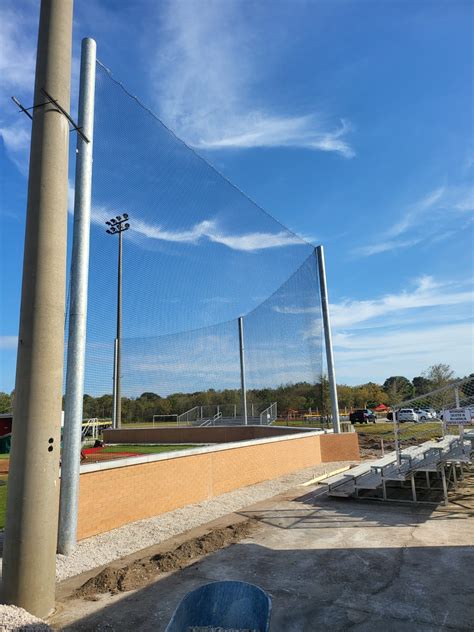ccc backstop netting and pole installation nets of america